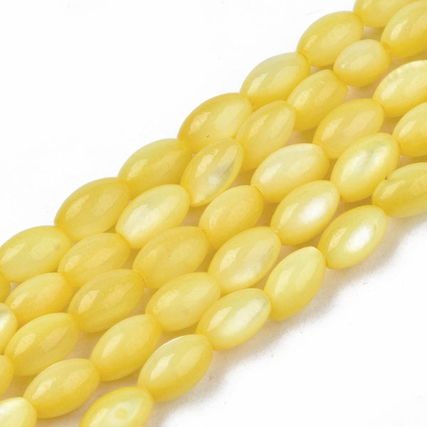 Freshwater Dyed Shell Beads - Yellow – KerrieBerrie Beads & Jewellery
